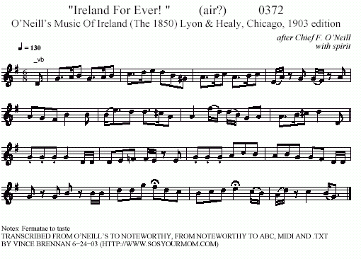 O'Neill's Music Of Ireland Airs